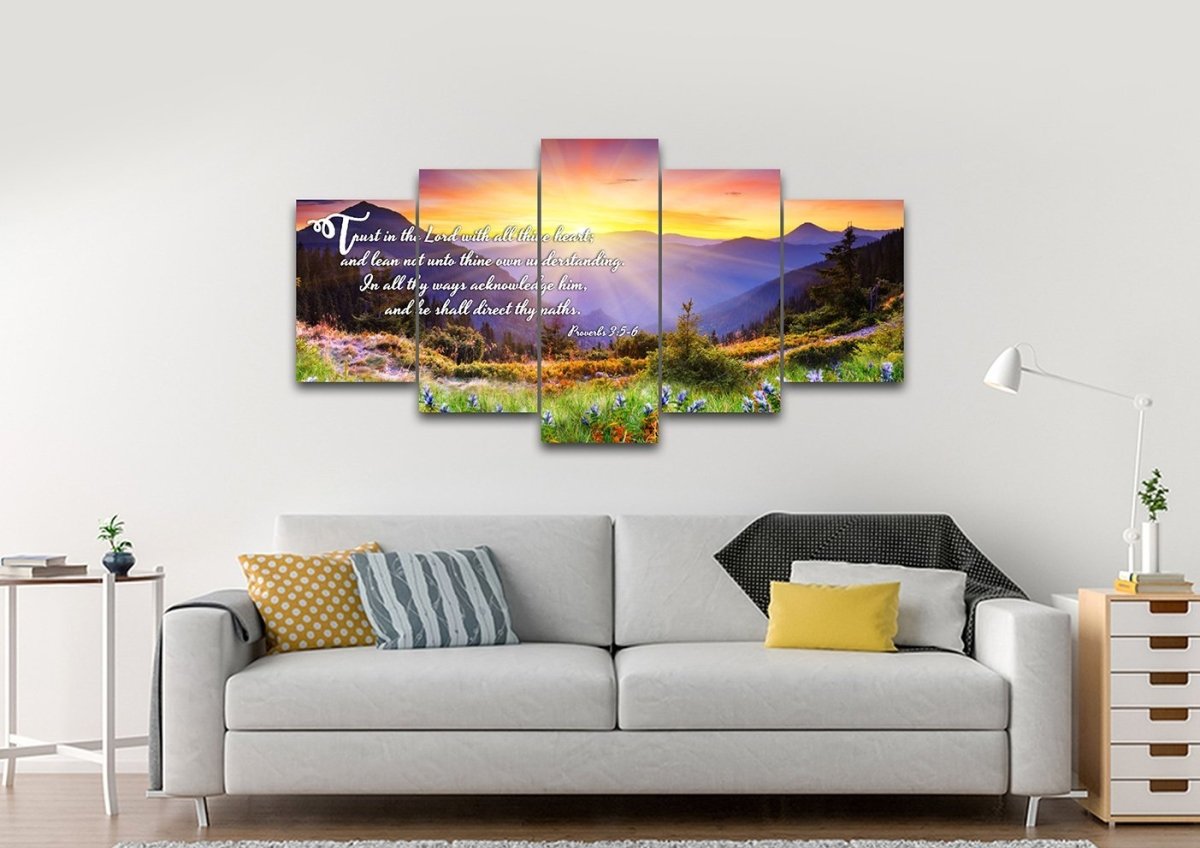 Proverbs 35-6 Trust in The Lord Canvas – Ciaocustom