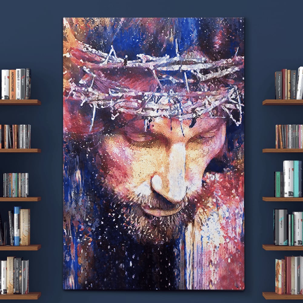 Jesus Christ Watercolor Painting Canvas Posters - Christian Wall Poste ...