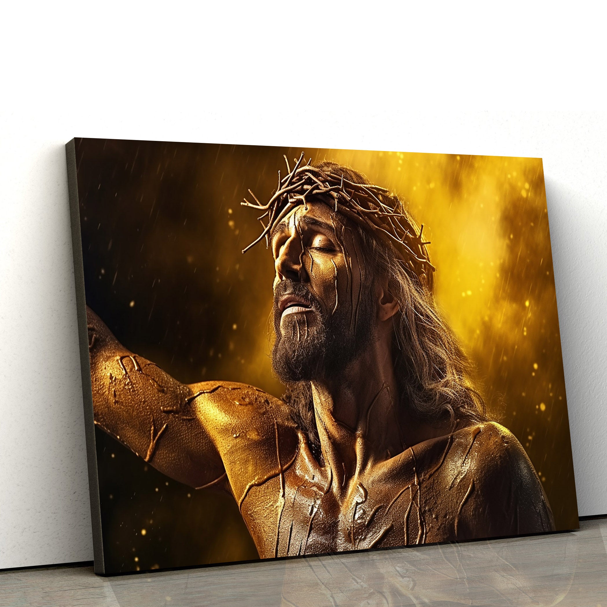 Jesus On The Cross - Canvas Picture - Jesus Christ Canvas - Christian – Ciaocustom
