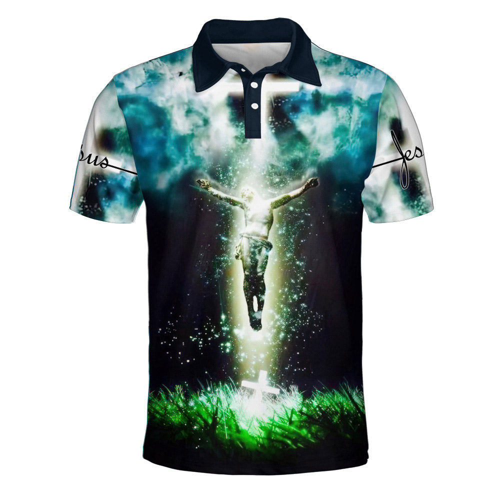 Jesus Underwater Polo Shirt Christian Shirts And Shorts Ciaocustom 6216