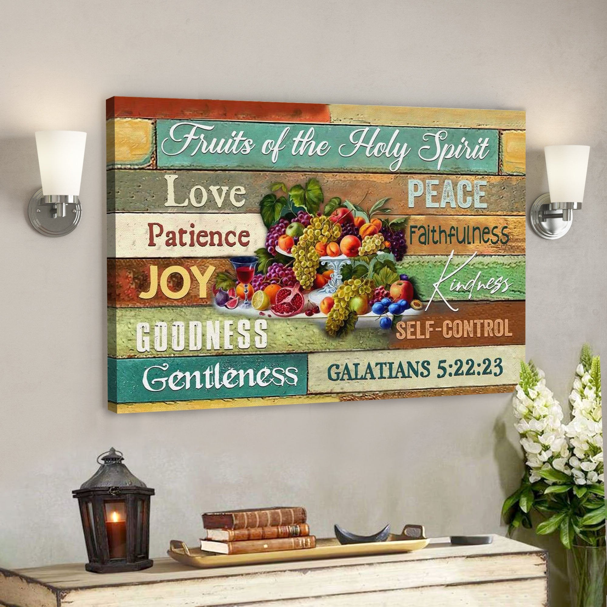 Fruits Of The Spirit Wall Art - Fruit Of The Spirit Canvas Art - Chris ...