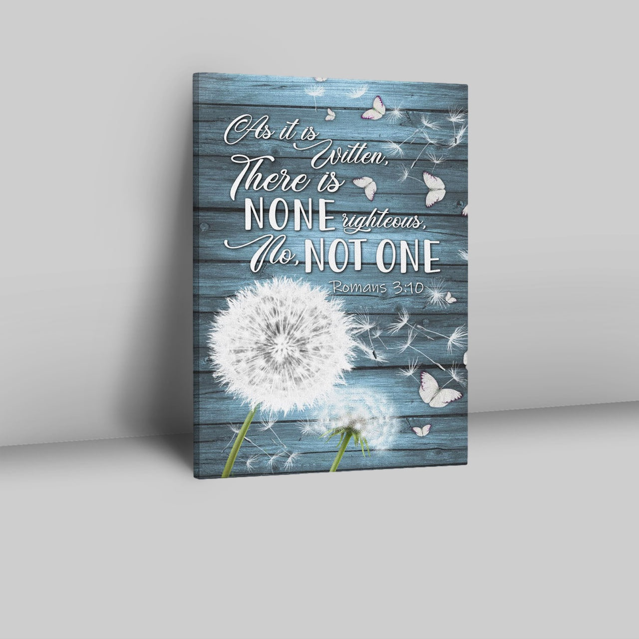 Bible Verse Romans 310 As It Is Written There Is None Righteous Canvas ...