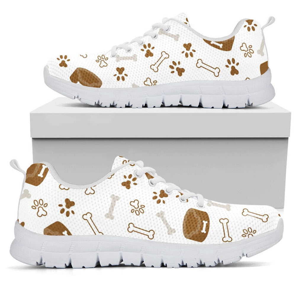 Dog Sneaker, Dog - Foot Dog Bone Pattern Sneaker, Dog Shoes – Ciaocustom