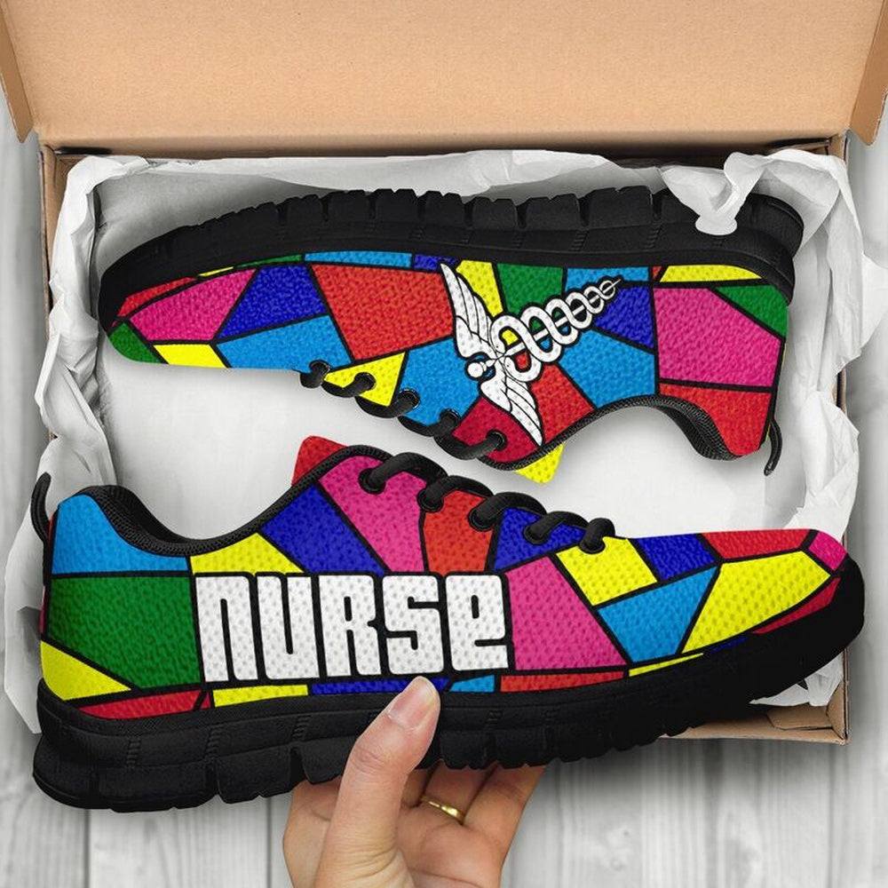 Nurse Sneaker, Nurse Glass Color Shoes Sneakers Shoes, Best Shoes For ...