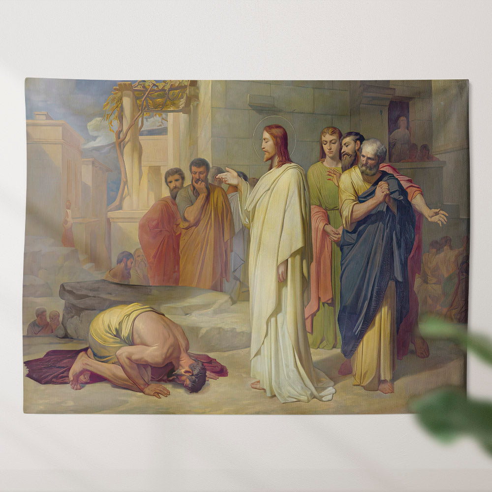 Healing Of The Ten Lepers - Religious Wall Decor - Christian Wall Tape ...