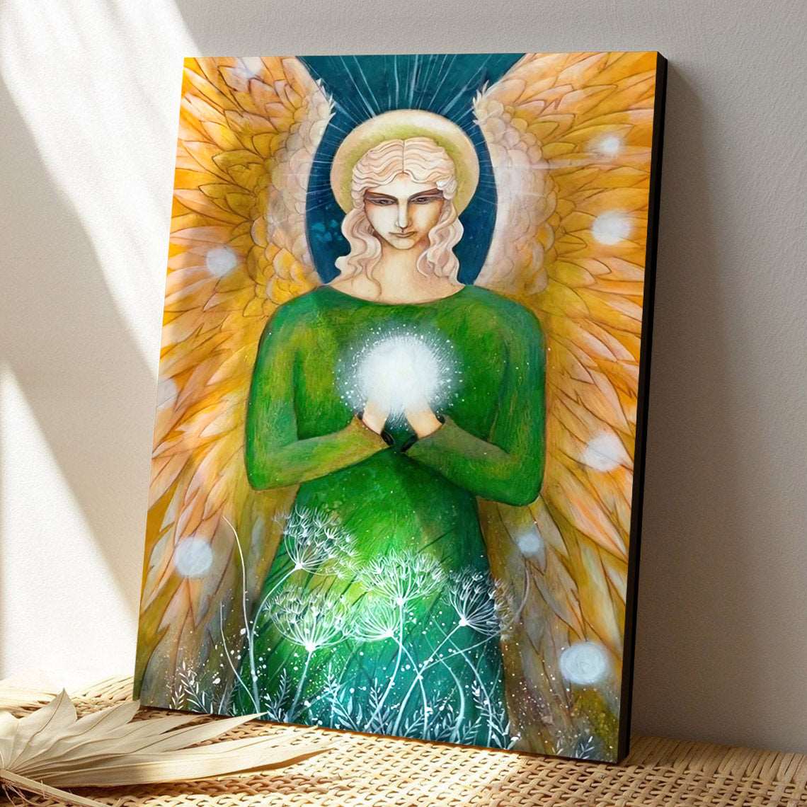 Archangel Raphael Wall Art - Archangel Raphael Printable Painting - Ca ...