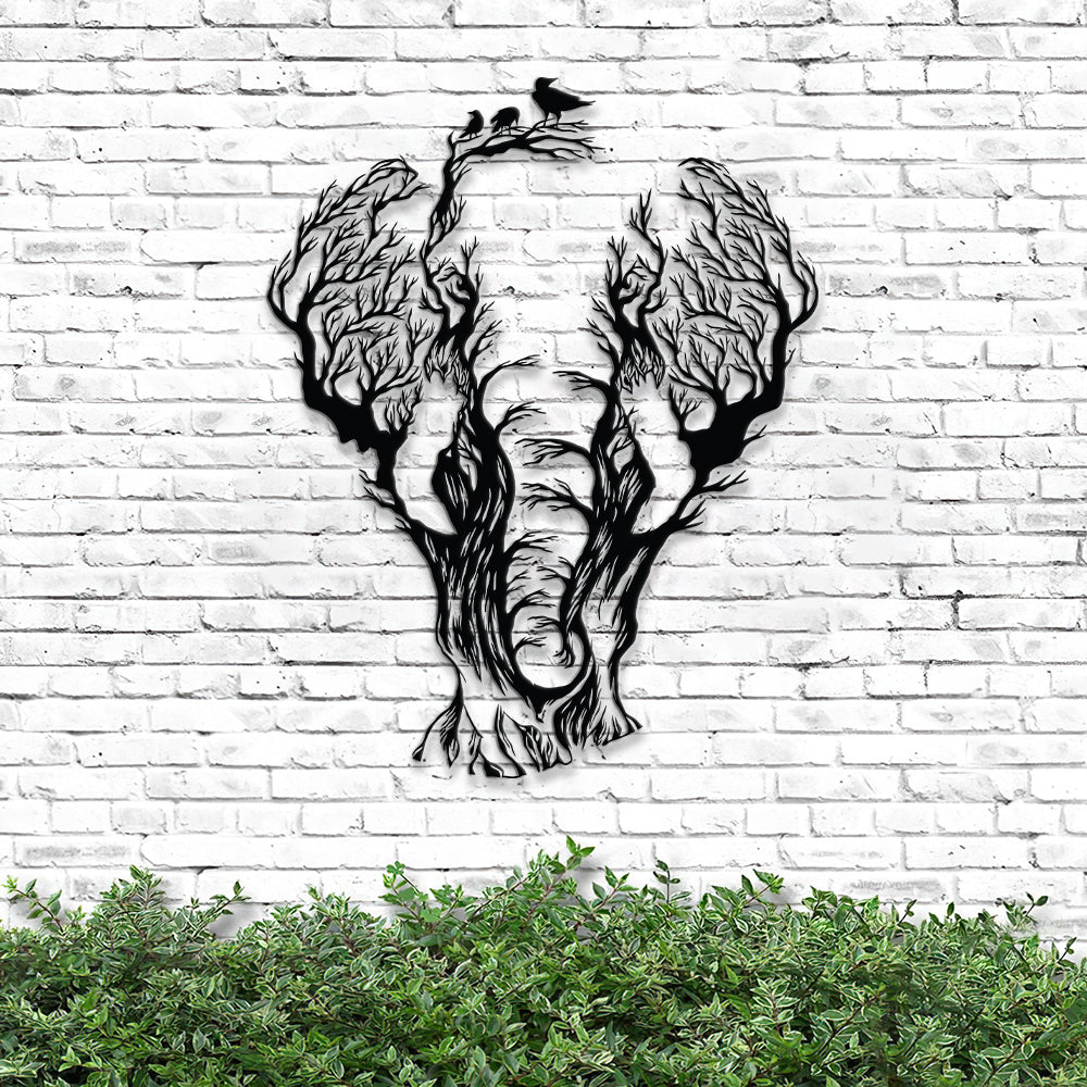 Elephant Metal Wall Art - Elephant Metal Sign - Elephant Decor - Eleph ...