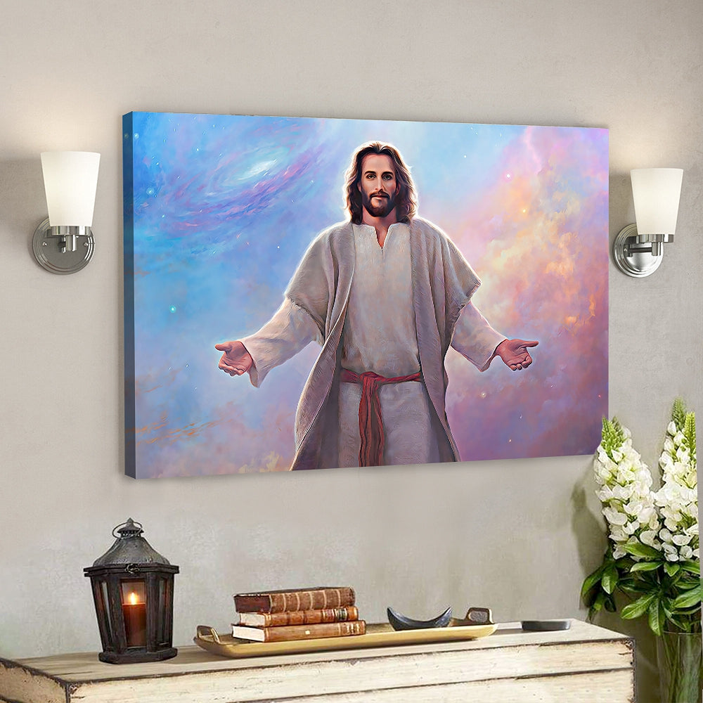 Jesus Canvas Art Jesus Canvas Bible Verse Canvas Wall Art Script