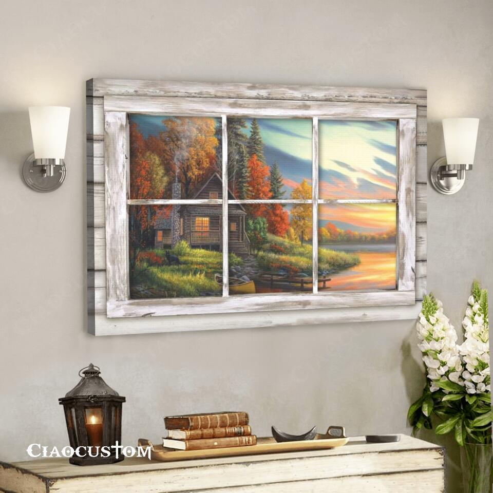 Windows And House - Jesus Poster - Jesus Canvas - Christian Canvas Wal ...