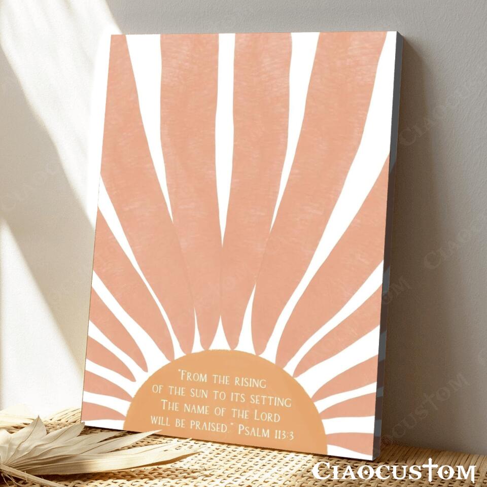 Rising of the Sun - Canvas Wall Art - Christian Canvas Prints - Faith ...