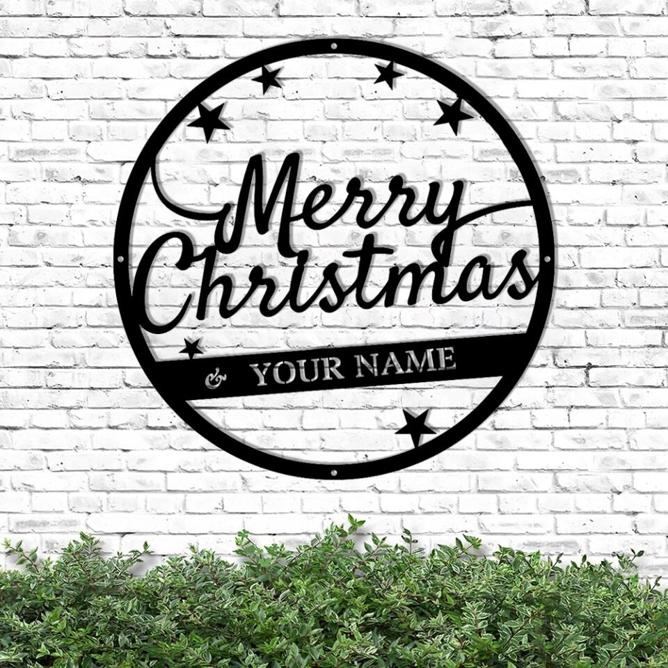 Personalized Metal Christmas Signs - Christmas Signs Metal - Metal Chr ...