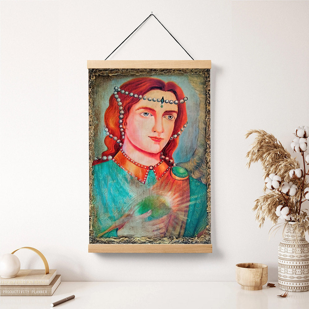 Archangel Raphael Hanging Canvas Wall Art - Catholic Hanging Canvas Wa ...
