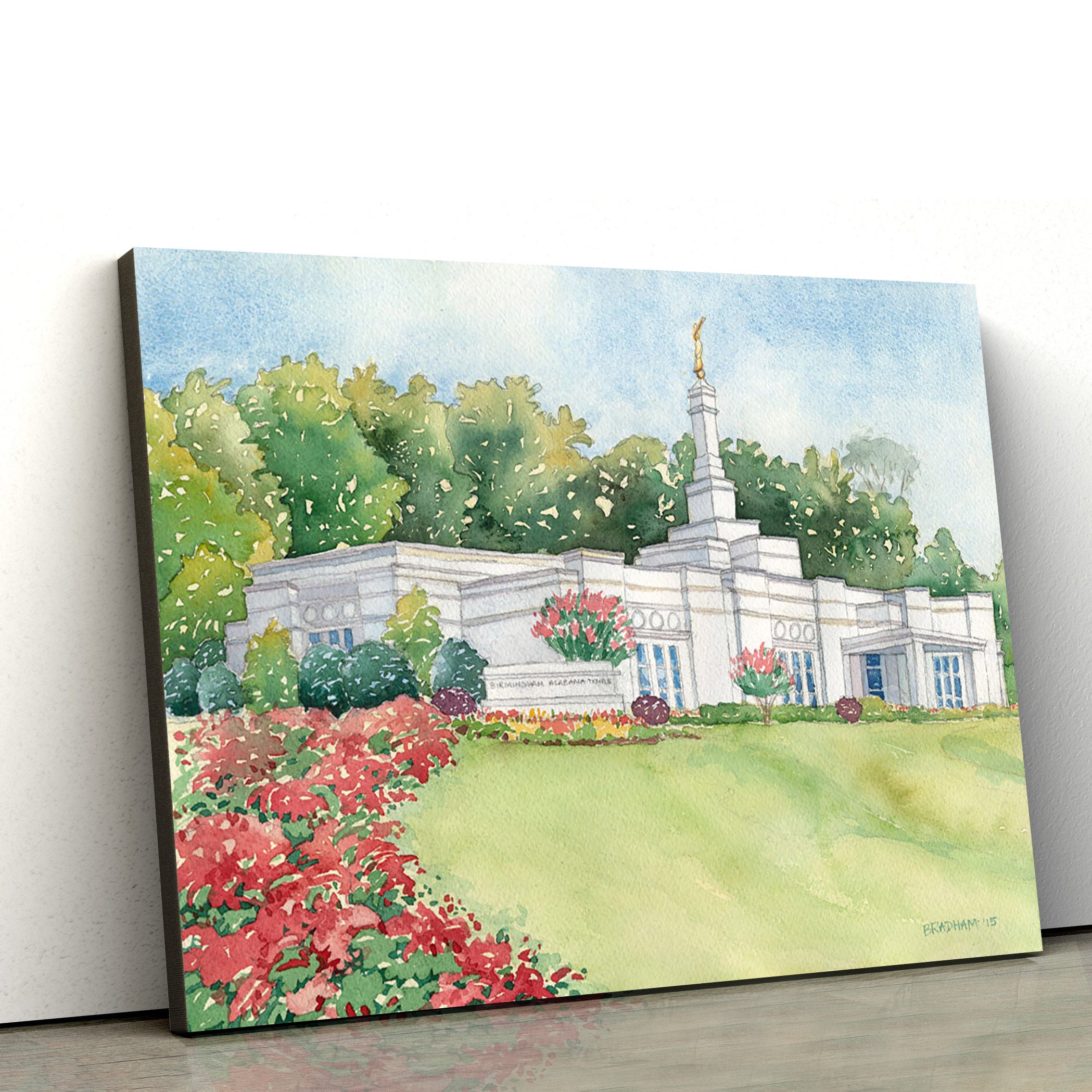 Birmingham Temple Canvas Wall Art - Jesus Christ Picture - Canvas Chri ...