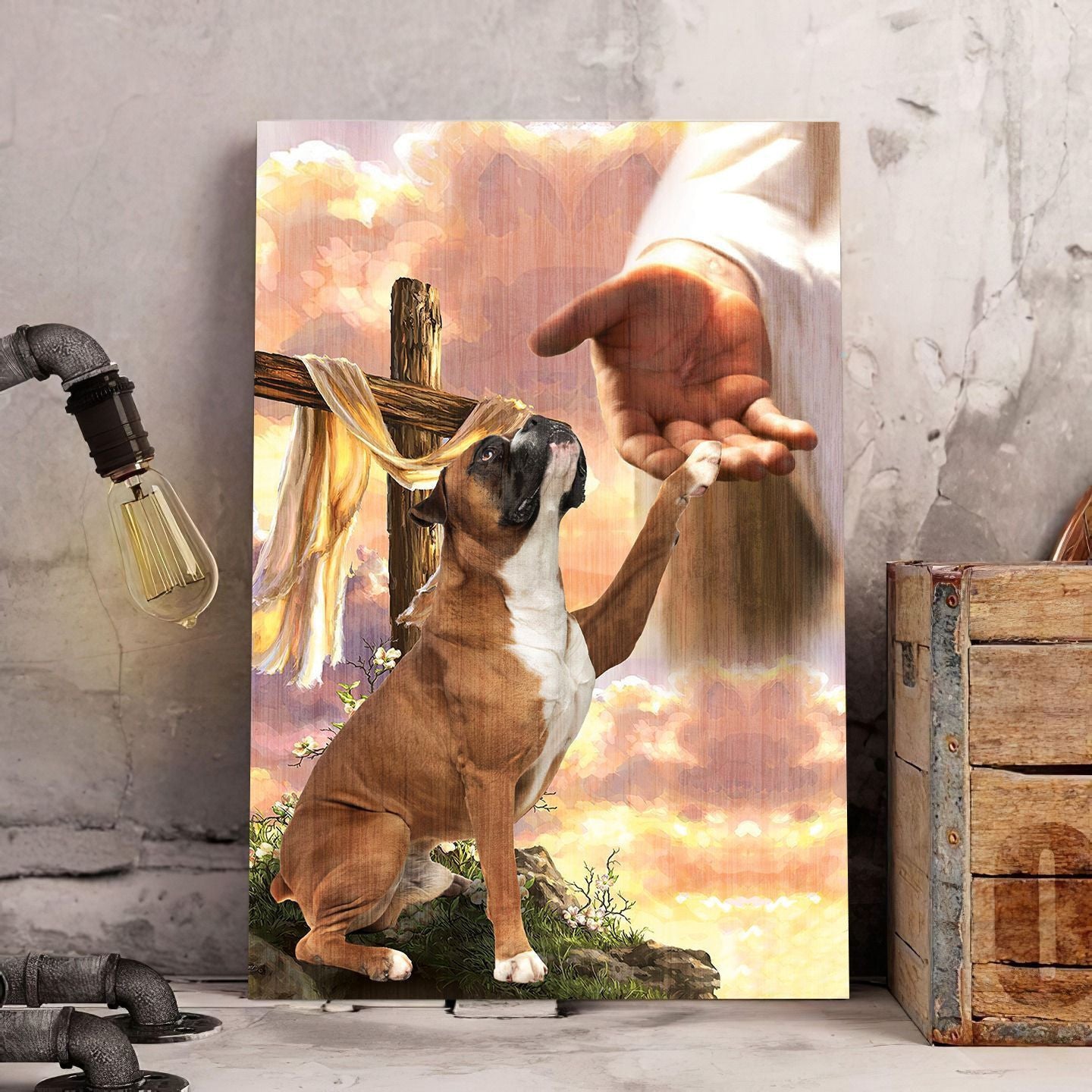 Boxer God Hand Canvas - Canvas Decor Ideas – Ciaocustom