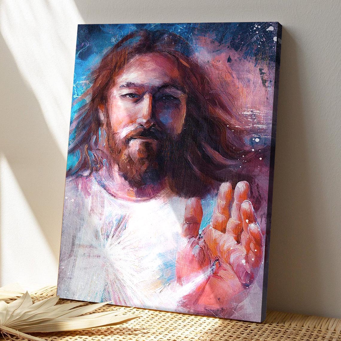 Beautiful Picture Jesus - Bible Verse Canvas - Scripture Canvas Wall A ...