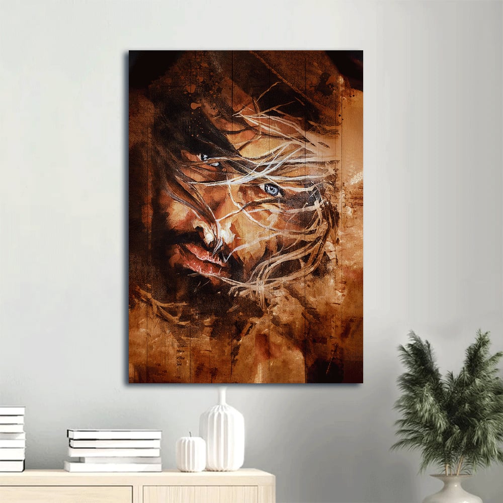 Christ The Redeemer Jesus Face Religious Art Canvas Wall Art - Christi ...