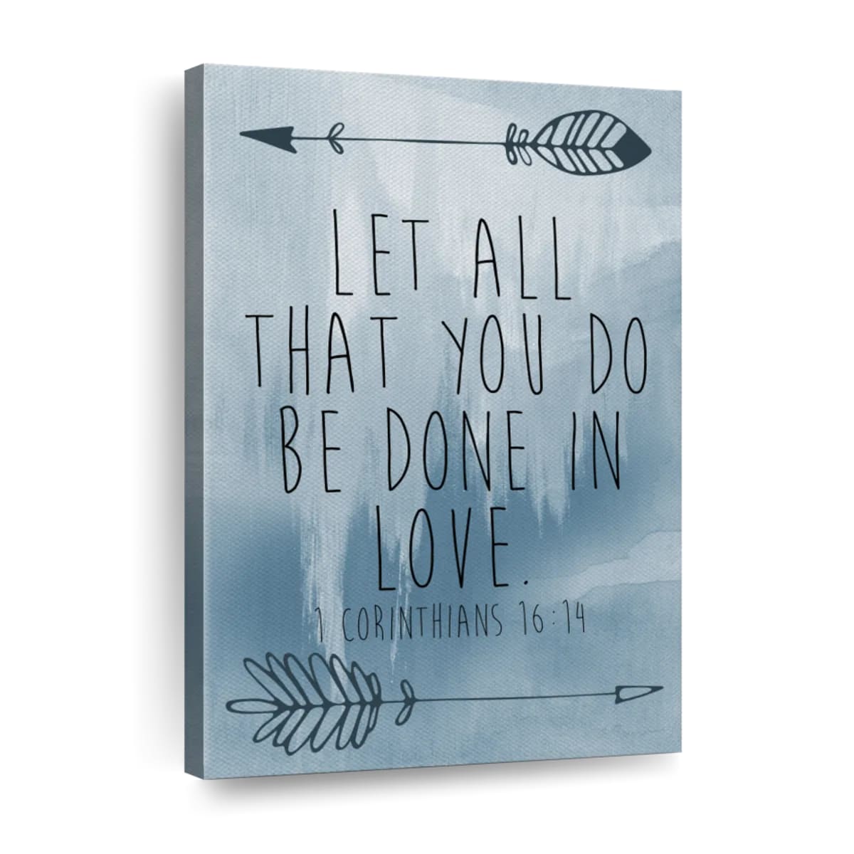 Corinthians 16-14 Let All That You Do Be Done In Love Canvas Wall Art ...