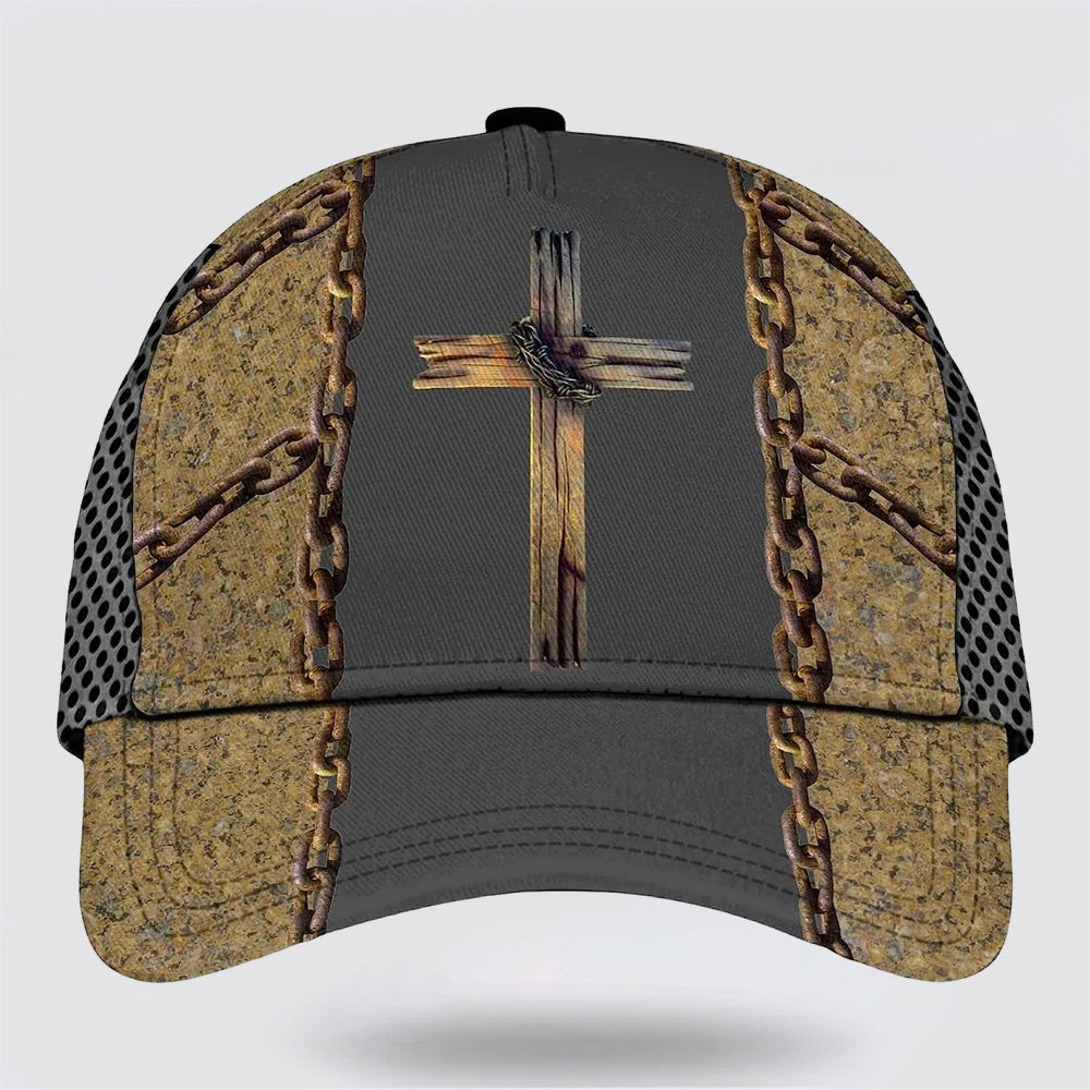 Cross Wooden Baseball Cap - Christian Hats for Men and Women – Ciaocustom