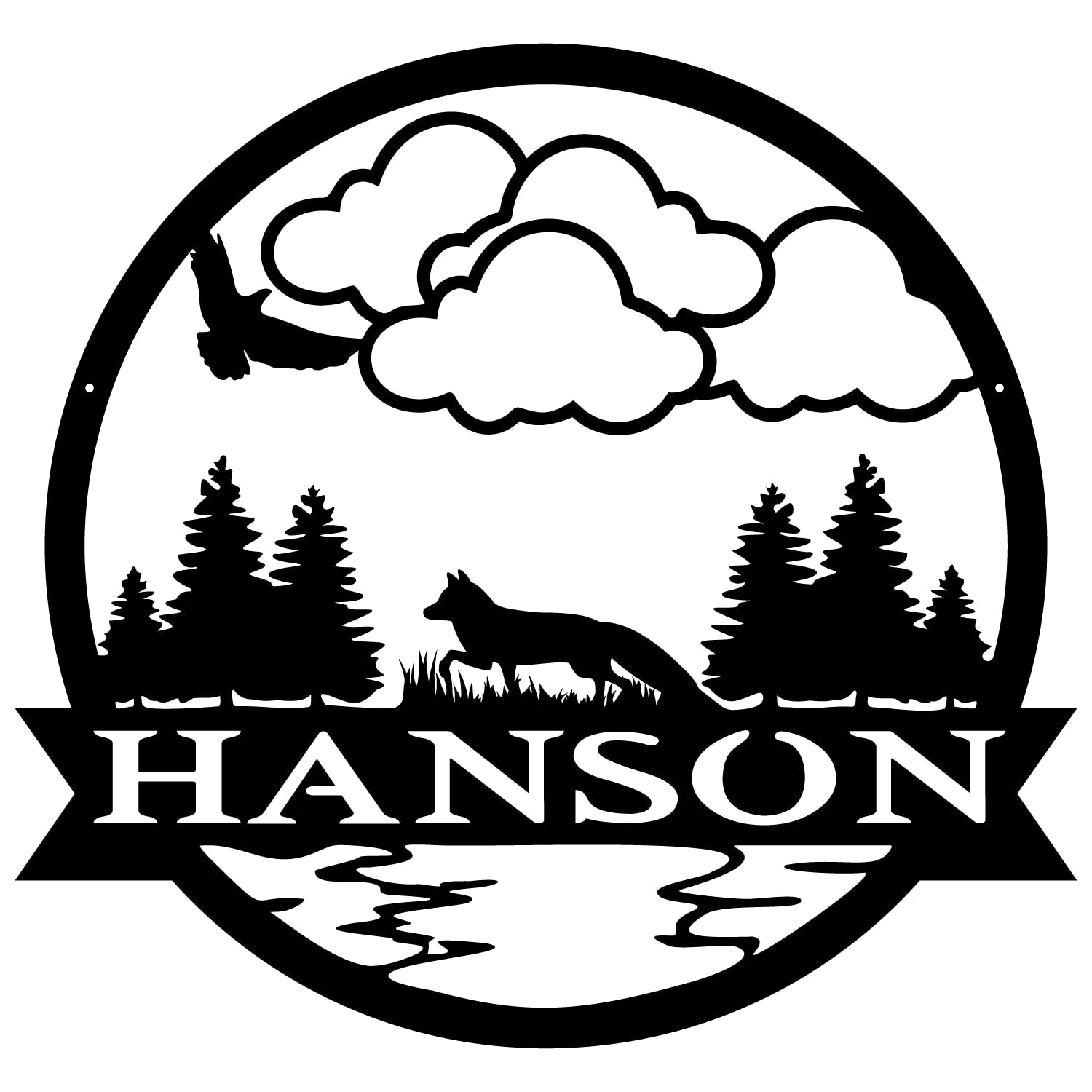 Custom Fox Metal Sign - Wall Decor Metal Art - Metal Signs For Home ...