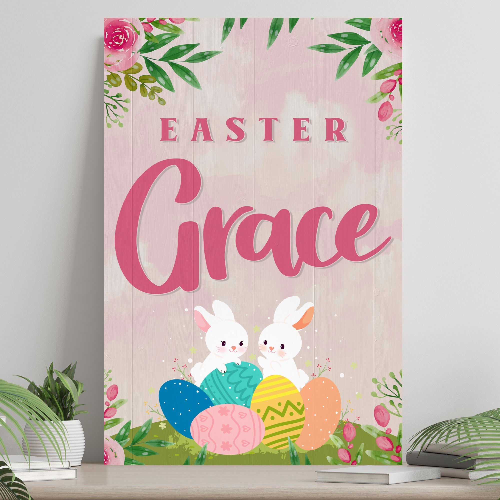 Easter Grace Canvas Wall Art - Easter Canvas Pictures - Religious Wall ...