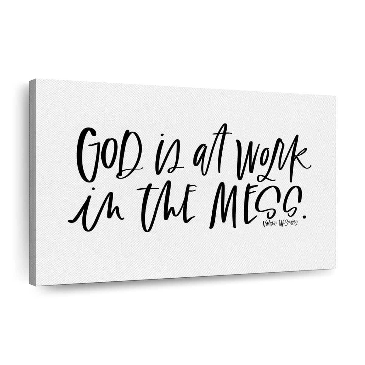 God Is At Work Canvas Wall Art - Christian Canvas Wall Art - Religious ...