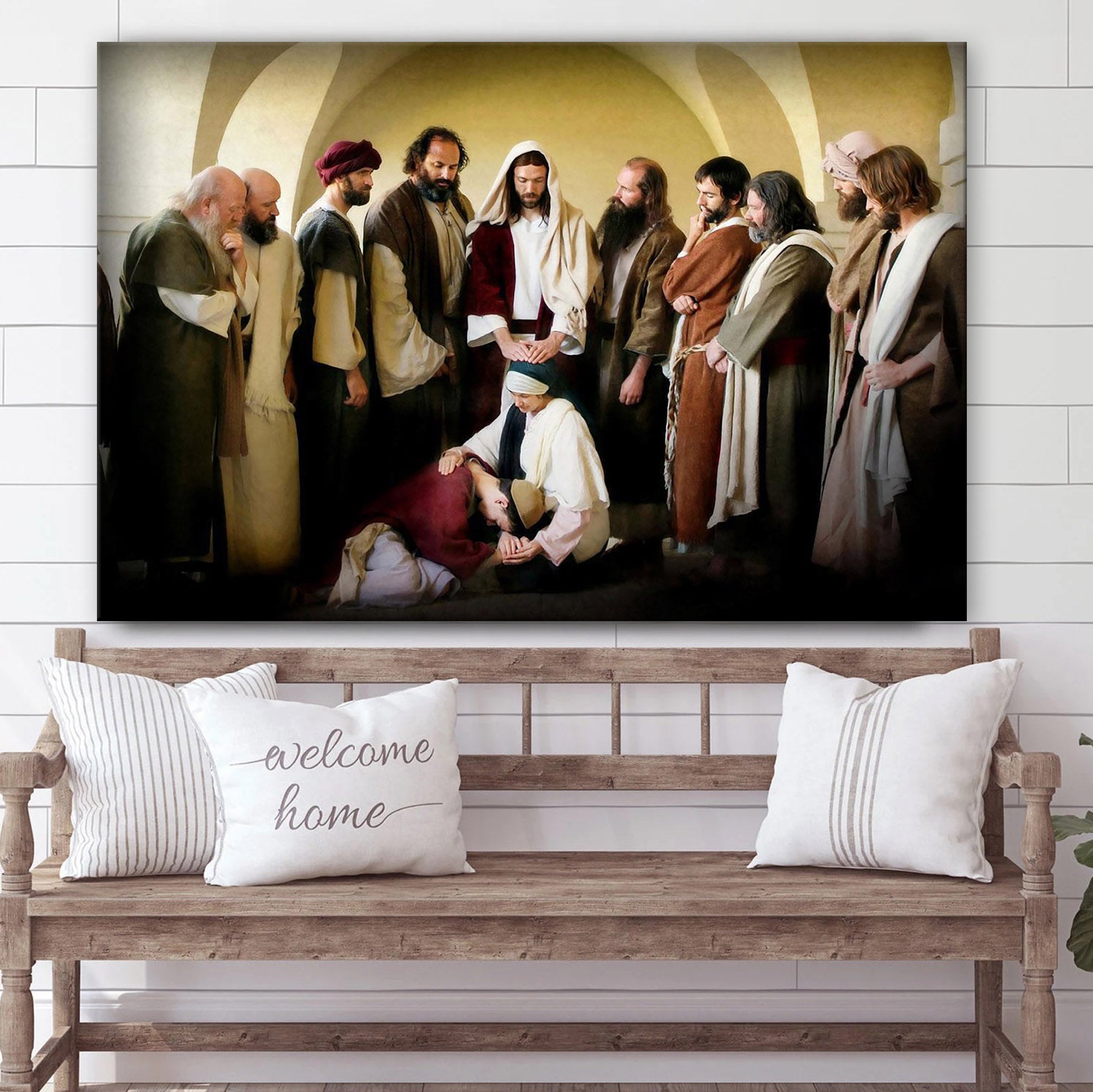 Healing Every Sickness Canvas Wall Art - Jesus Picture - Christian Wal ...