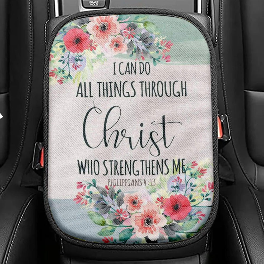 I Can Do All Things Through Christ Philippians 413 Seat Box Cover, Bib ...
