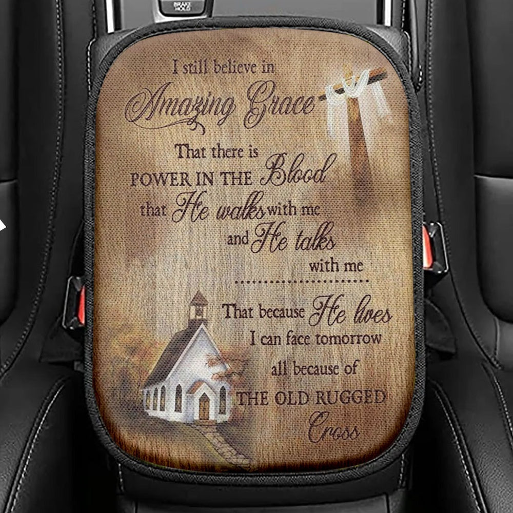 I Still Believe In Amazing Grace Seat Box Cover, Bible Verse Car Cente ...