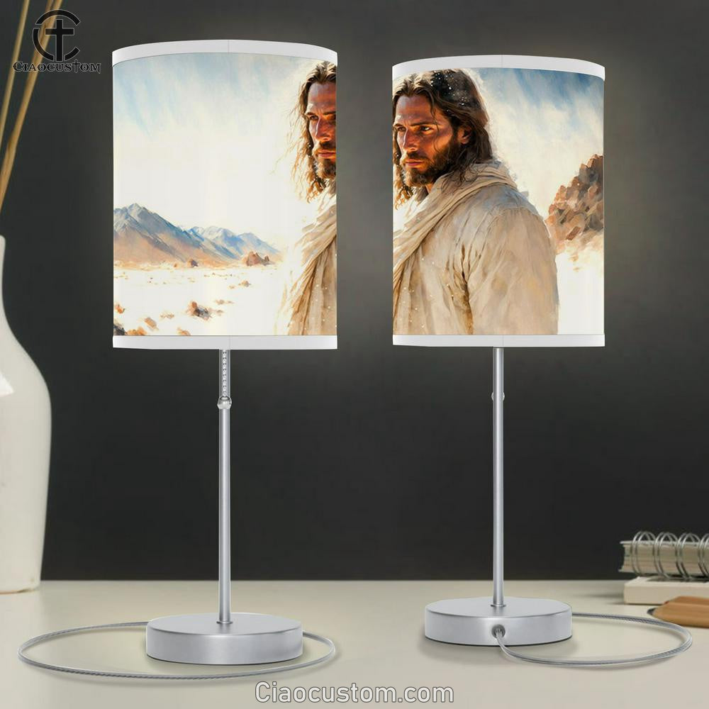 Jesus Christ Art Table Lamp Art - Christian Lamp Art Decor - Jesus Chr ...