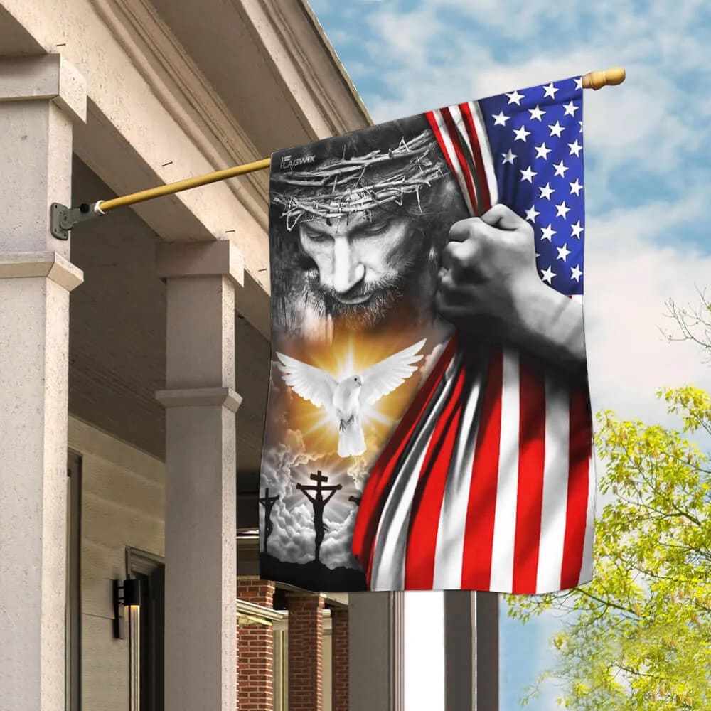 Jesus Christian Peace House Flags - Christian Garden Flags - Outdoor C ...