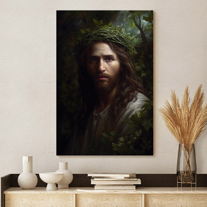 Jesus In The Tree 1 - Canvas Picture - Jesus Christ Canvas - Christian ...