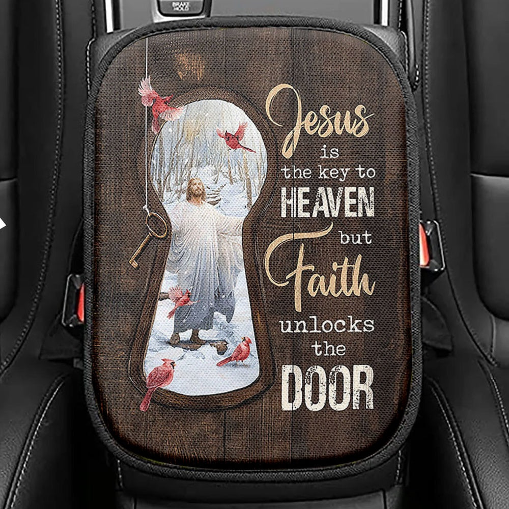 Jesus Is The Key To Heaven Seat Box Cover, Jesus Christ Northern Cardi ...