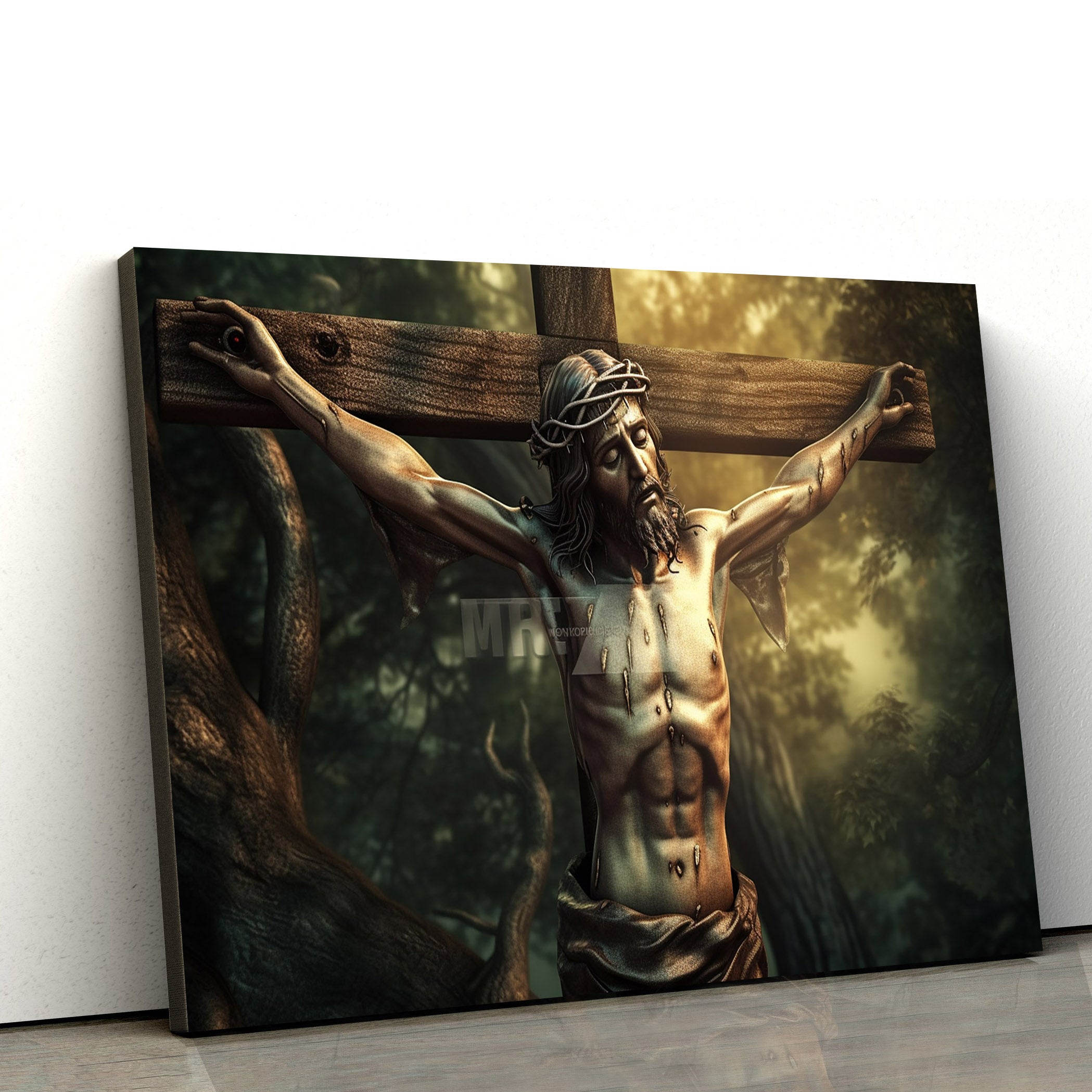 Jesus On The Cross 1 - Canvas Picture - Jesus Christ Canvas - Christia – Ciaocustom