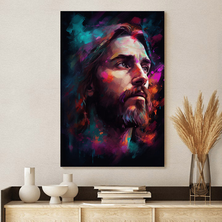 Jesus Portrait 1 - Canvas Picture - Jesus Christ Canvas - Christian Wa ...