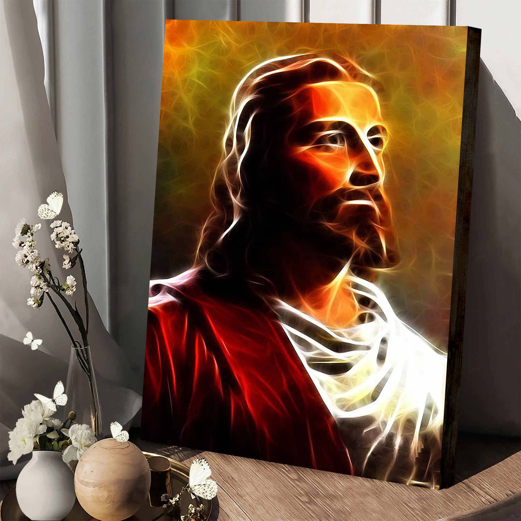 Jesus Portrait Canvas Pictures - Christian Canvas Wall Decor - Religio ...