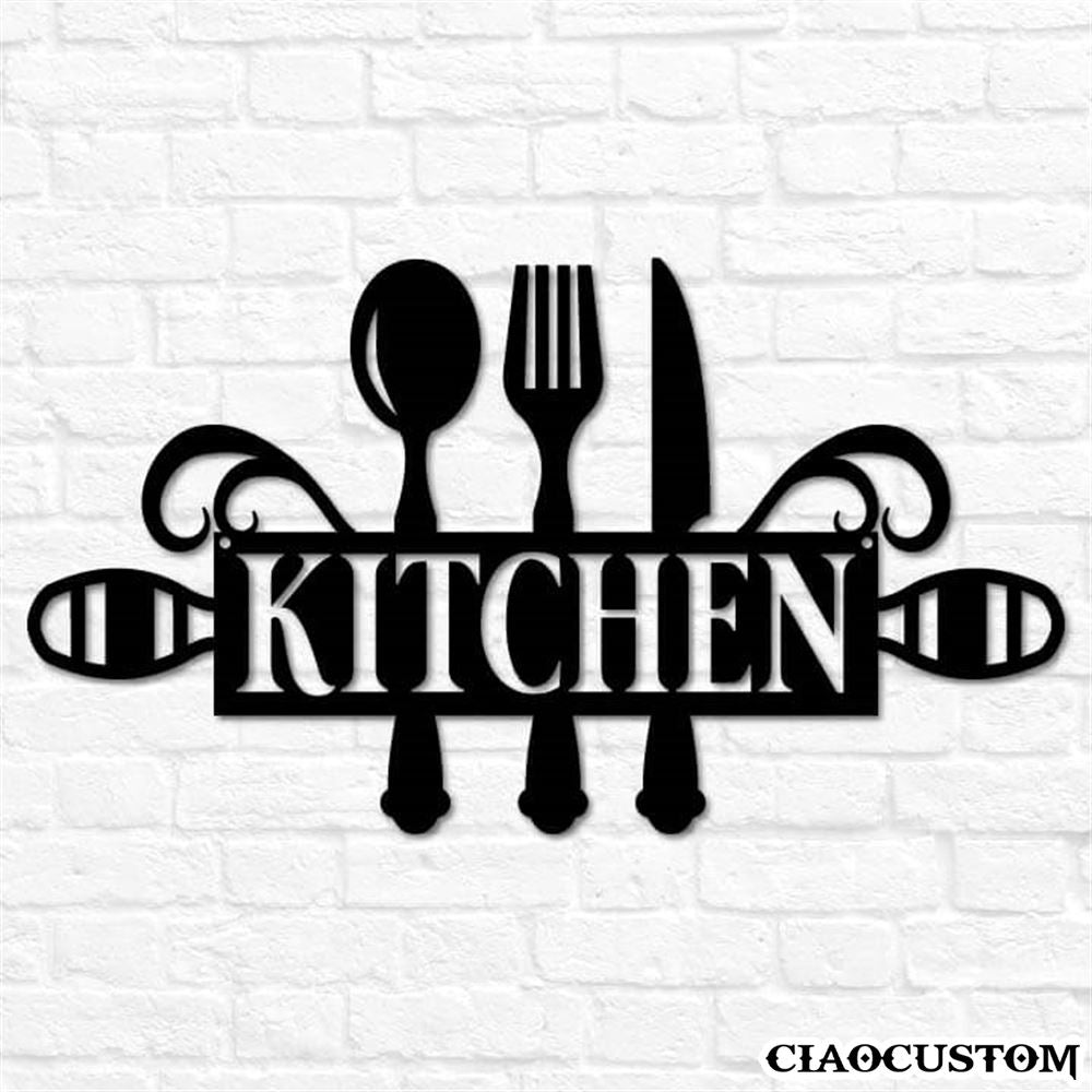 Kitchen Metal Sign - Kitchen Metal Wall Art – Ciaocustom