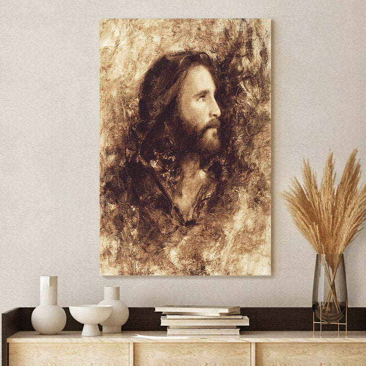 Messiah Canvas Wall Art - Jesus Picture - Jesus Portrait Canvas ...