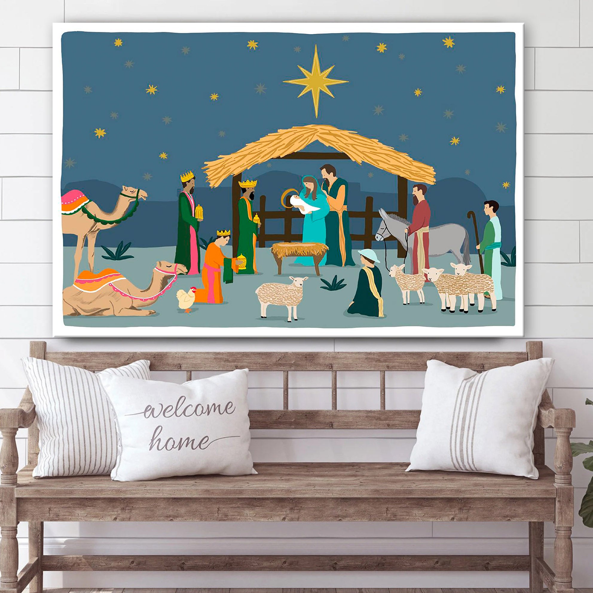 Nativity Canvas Wall Art - Christmas Gift – Ciaocustom