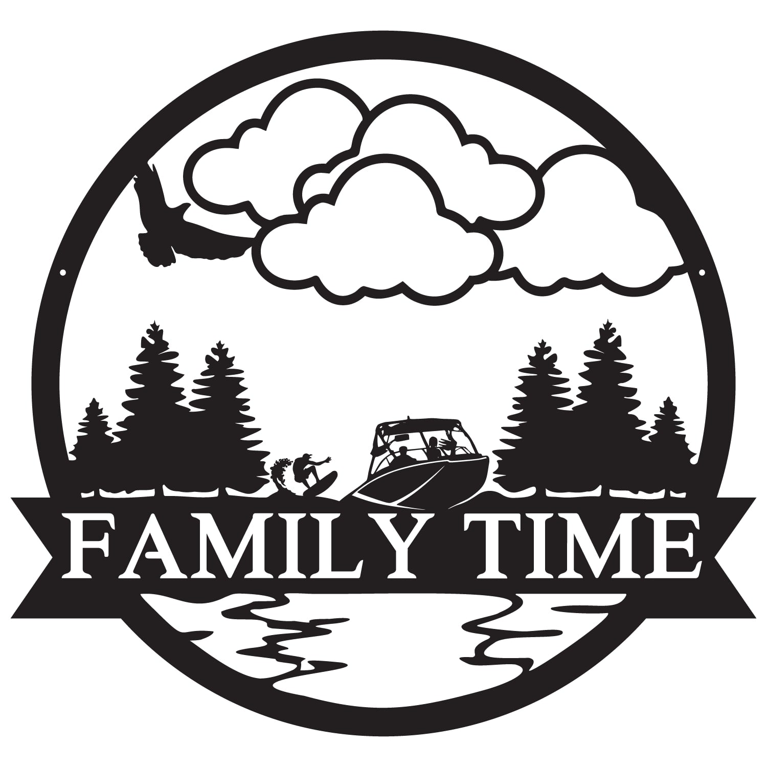 Personalized Wake Metal Sign - Wall Decor Metal Art - Metal Signs For ...