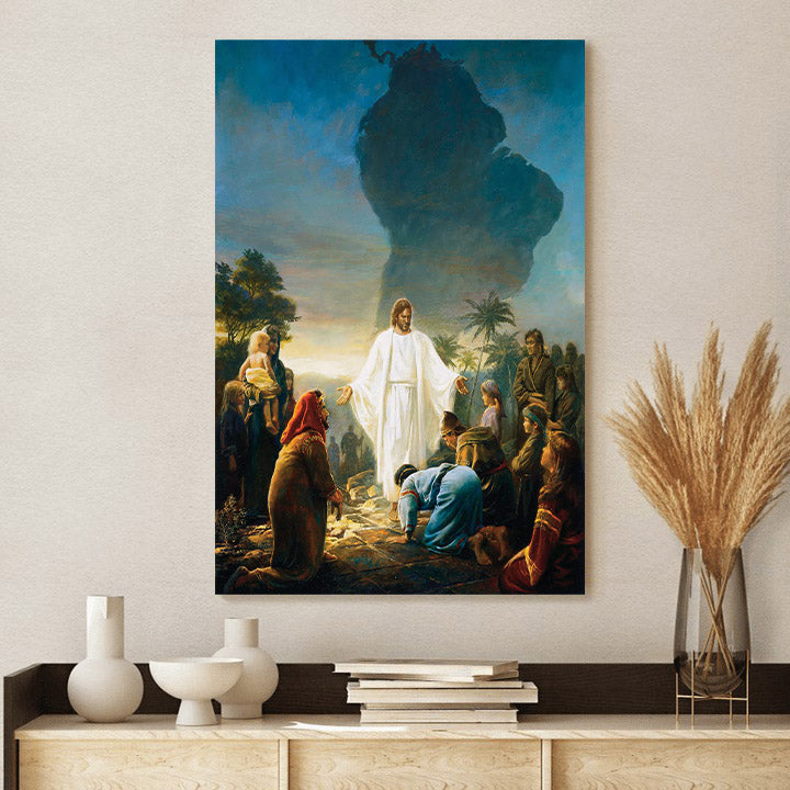 The Bible And The Book Of Mormon Testify Of Christ Canvas Pictures - R ...
