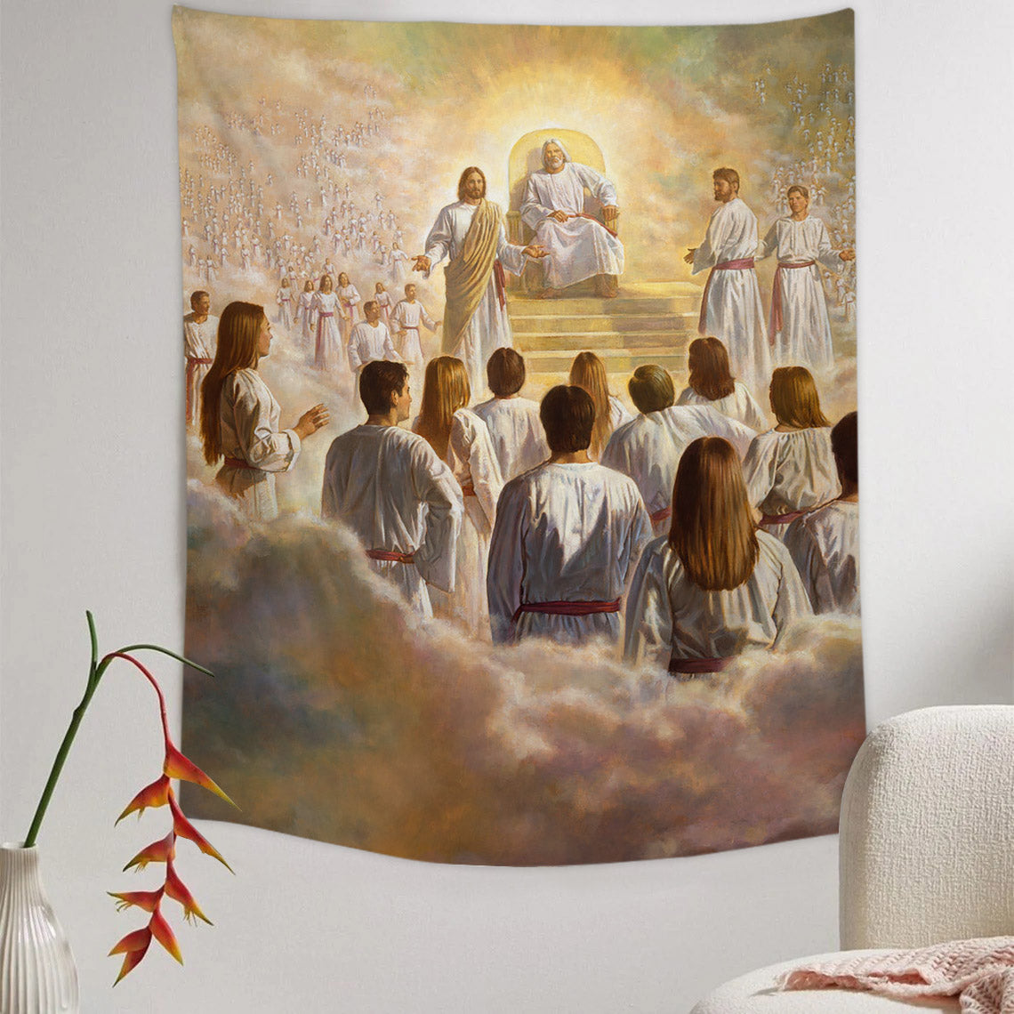 The Grand Council Tapestry - Jesus Picture - Religious Tapestry - Chri ...