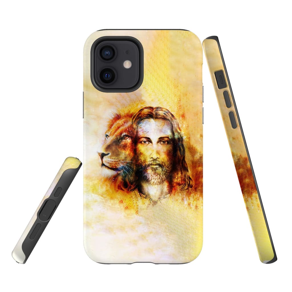 The Lion Of Judah Jesus Christ Phone Case - Inspirational Bible Script ...