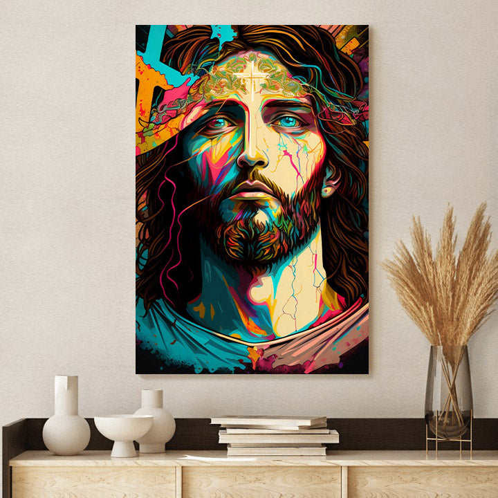 The Son Of God Portrait Of Jesus Christ 3 - Jesus Canvas Art - Christi ...
