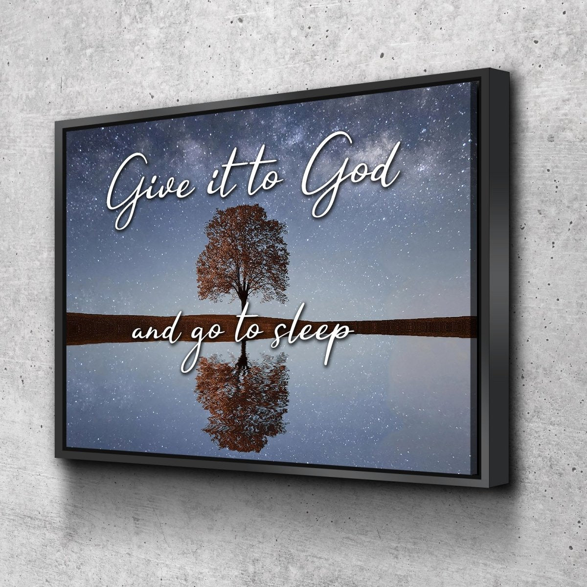 The Tree Give It To God And Go To Sleep Sign, Wall Art & Decor - Chris ...
