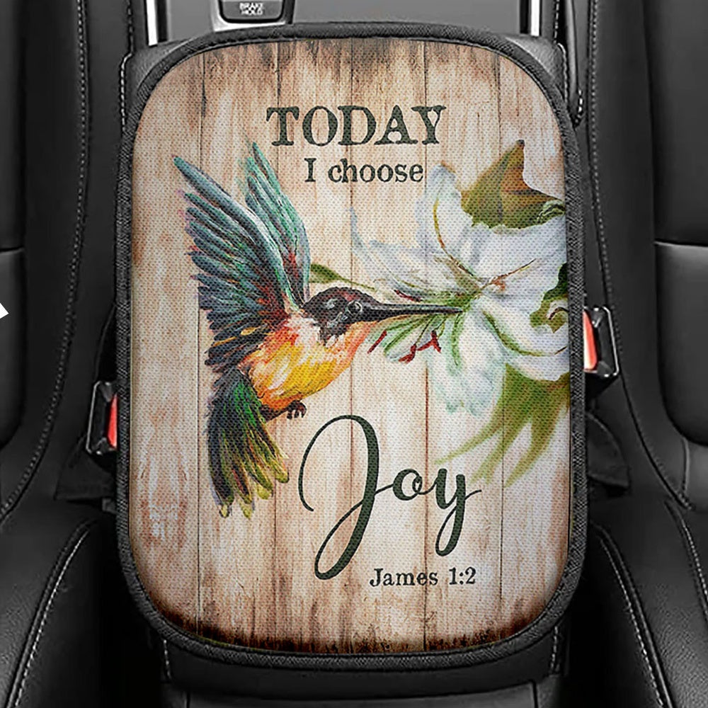 Today I Choose Joy Hummingbird Sunflower Seat Box Cover, Bible Verse C ...
