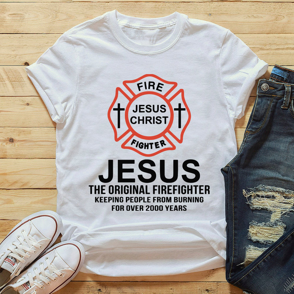 Jesus Christ - Fighter T-Shirt - For Over 2000 Years - Cool Christian ...