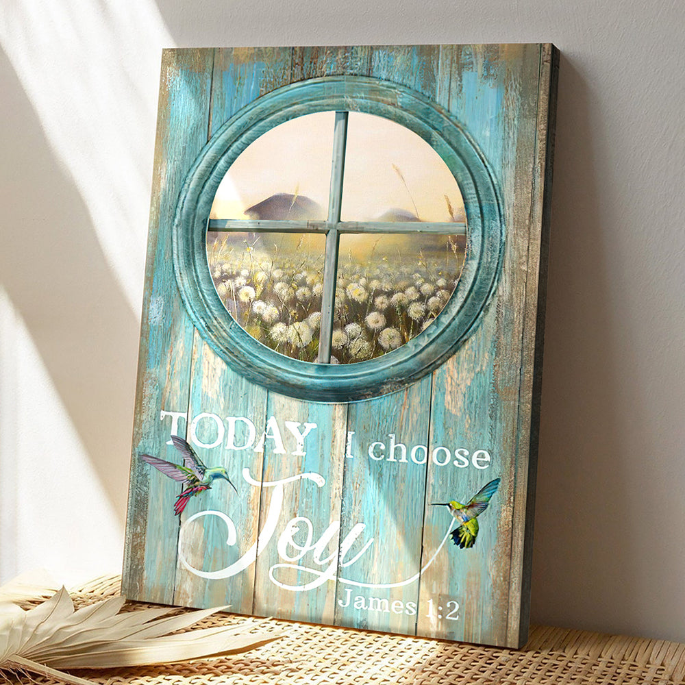 To Day I Choose Joy - Jesus Christ Poster - Jesus Poster - Jesus Canva ...